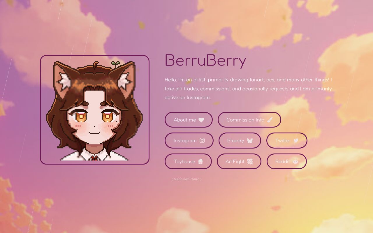 BerruBerry's Carrd